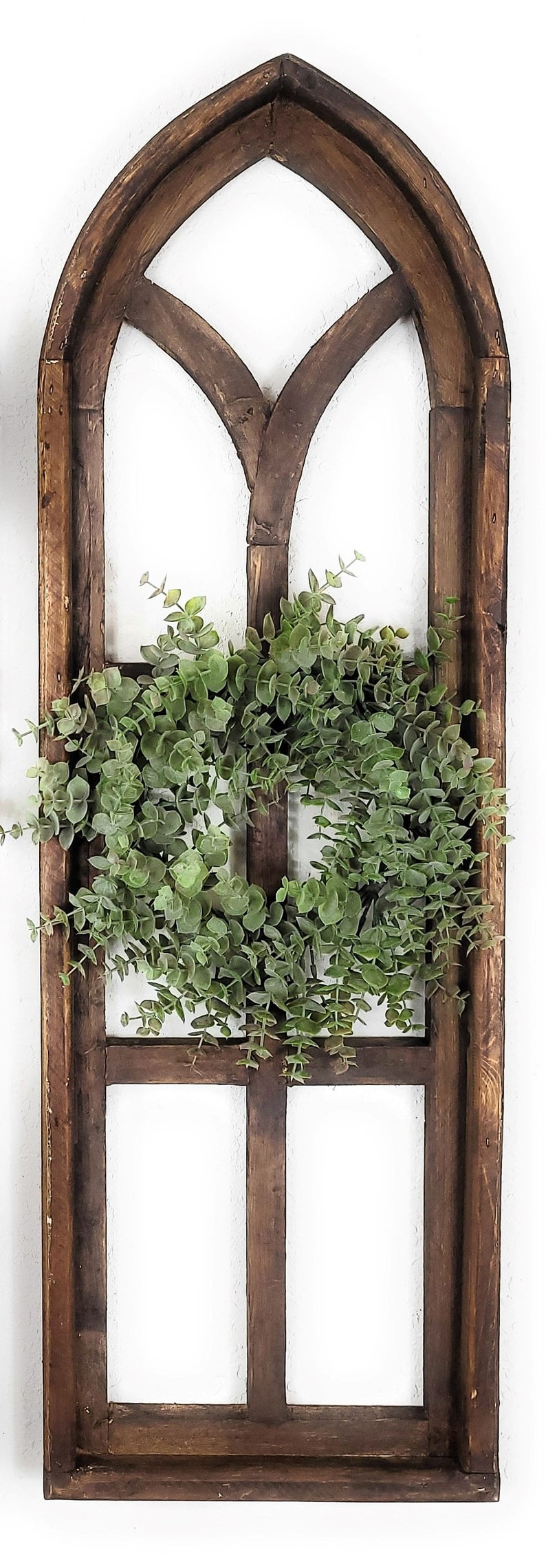 36 X 12 Farmhouse Rustic Wooden Wall Window Arches - Etsy