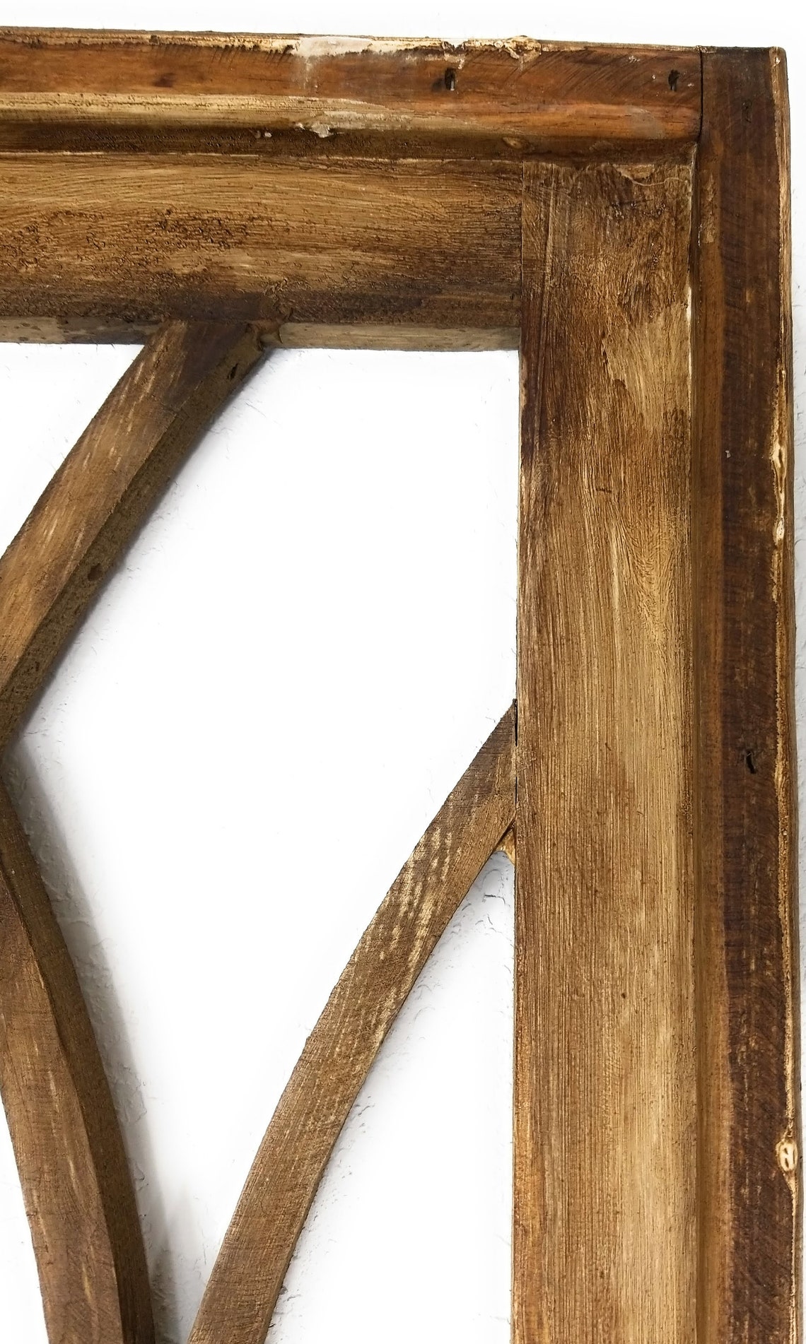 Farmhouse Wooden Wall Window Arch-large Wood Window Frame-the - Etsy