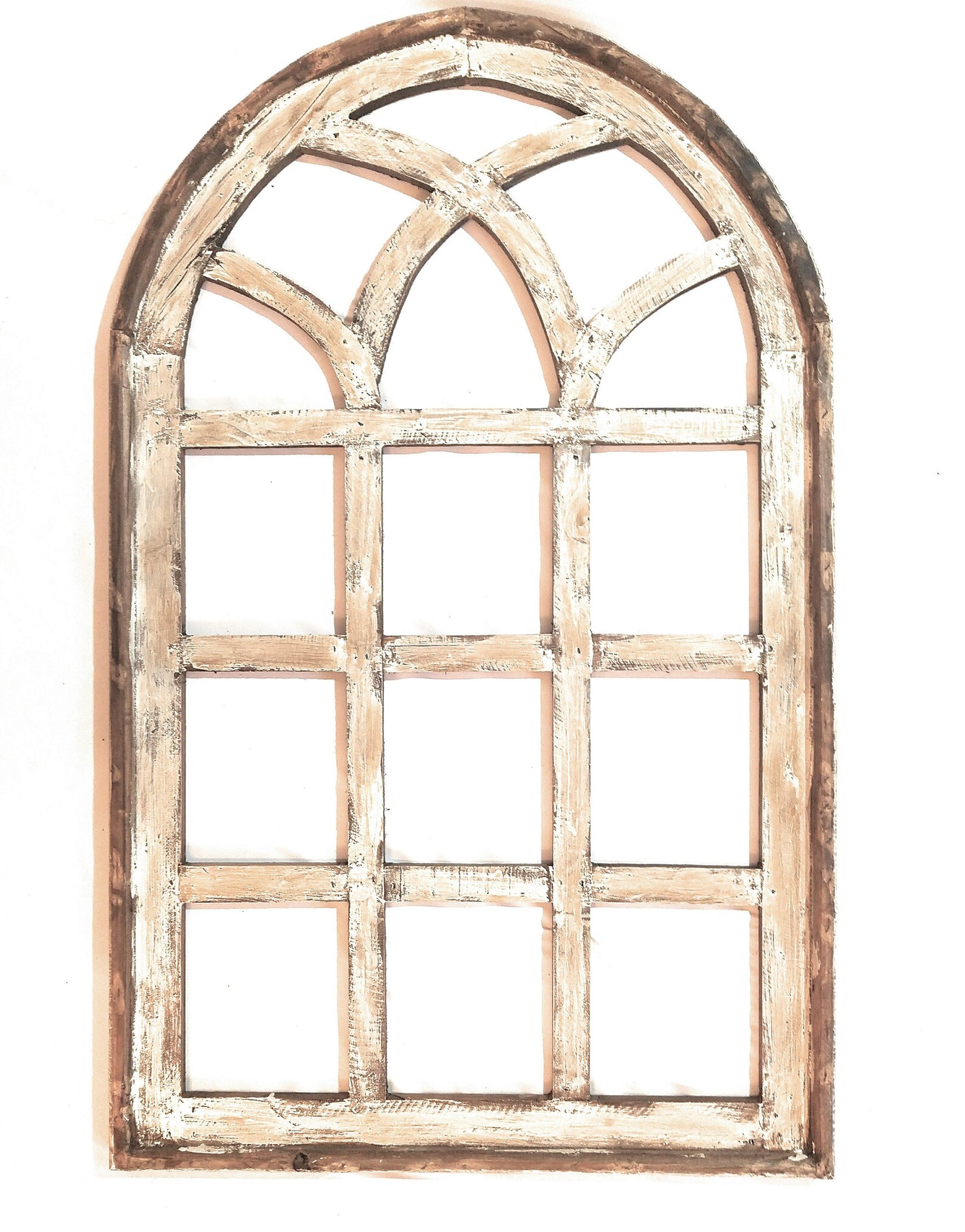 Farmhouse Wooden Wall Window Arch the Paradise Fields Large - Etsy