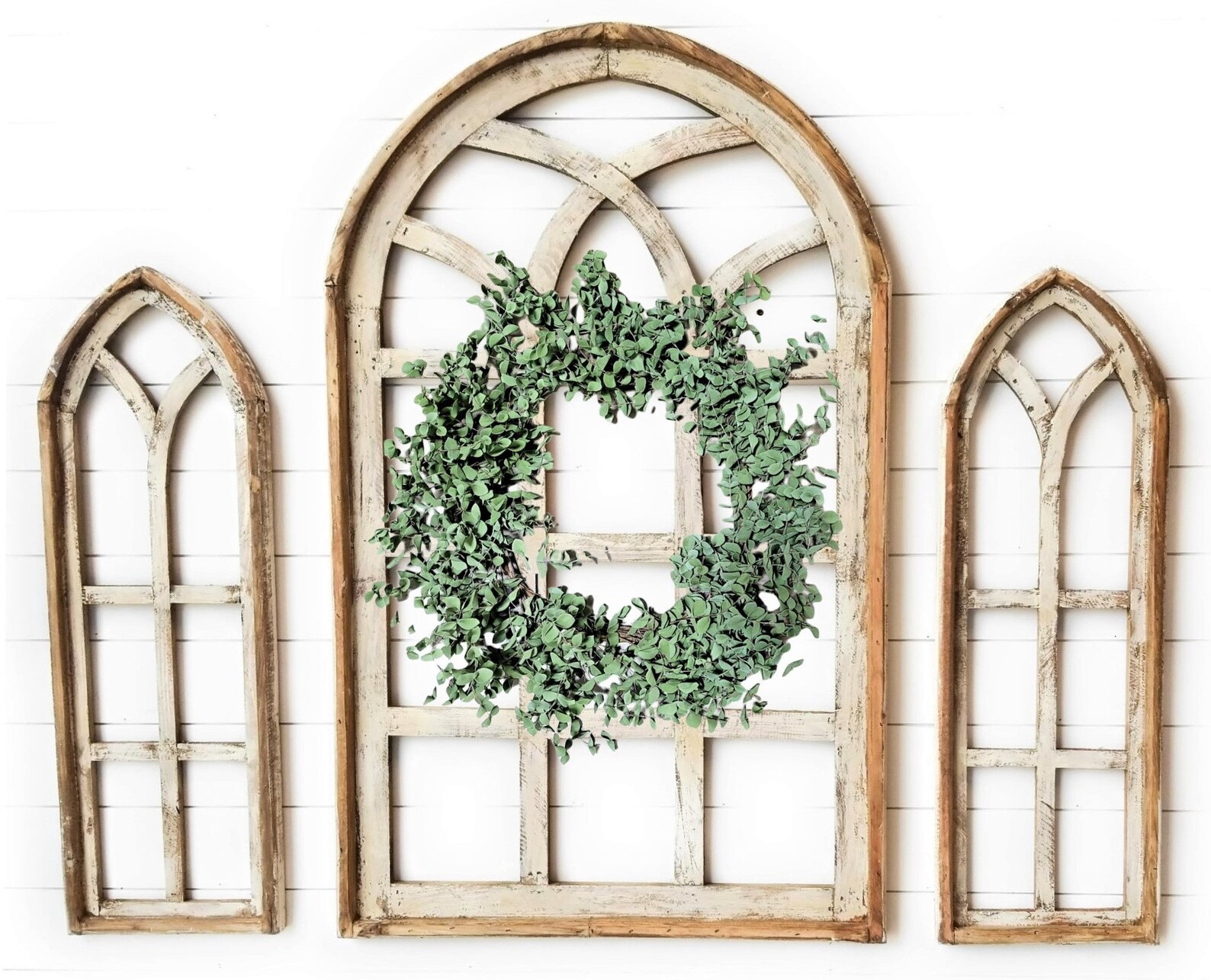 Set of 3 Farmhouse Wooden Paradise Window Collection the - Etsy
