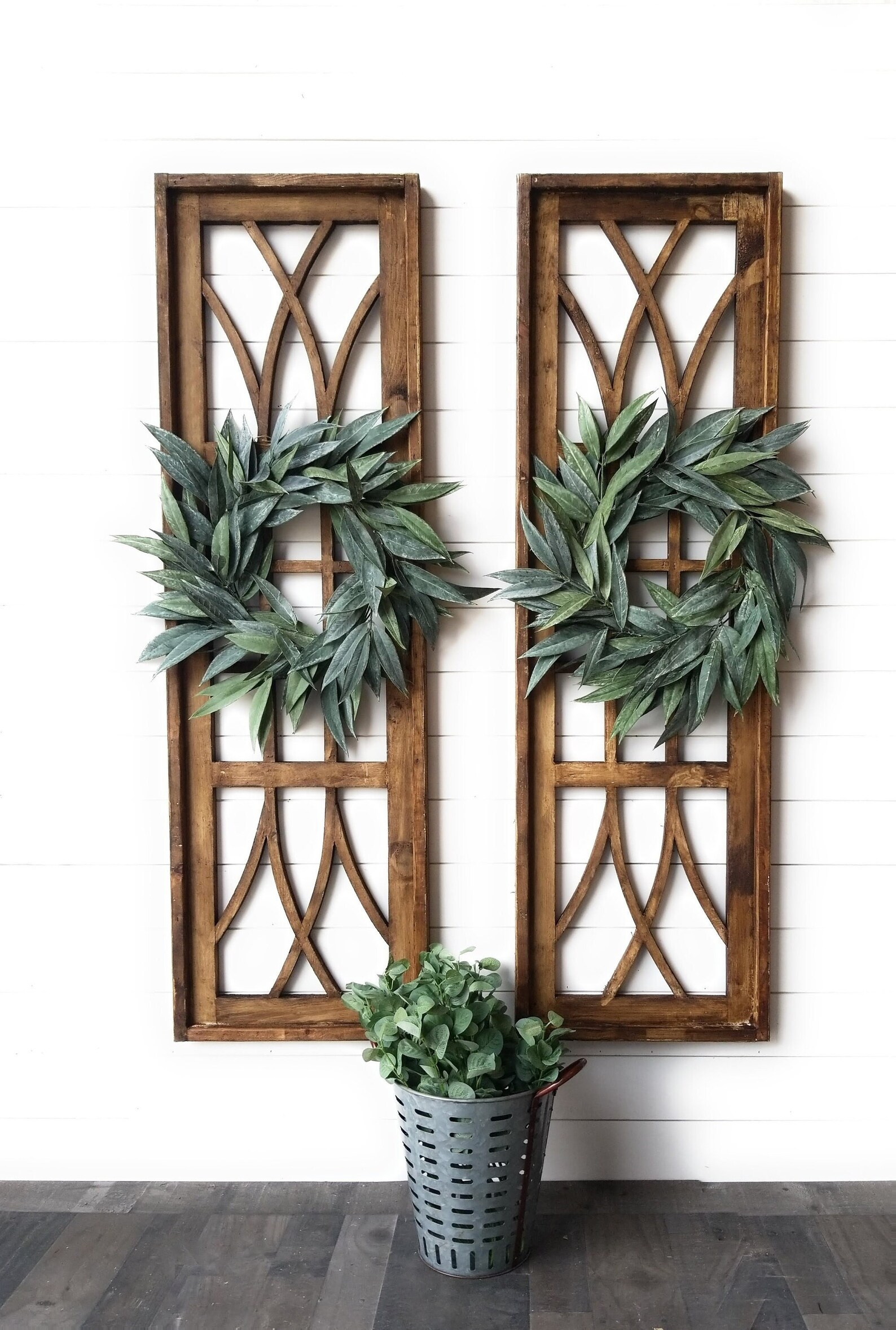 Farmhouse Wooden Wall Window Arch-large Wood Window Frame-the - Etsy