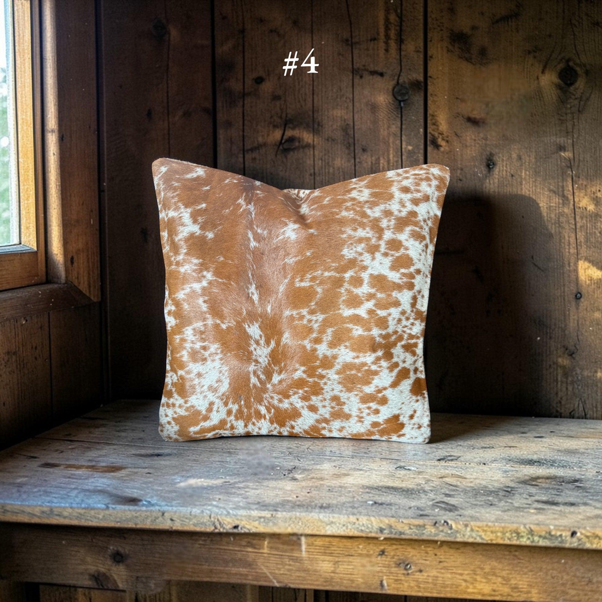 Take A Look About Cowhide Pillow Cover