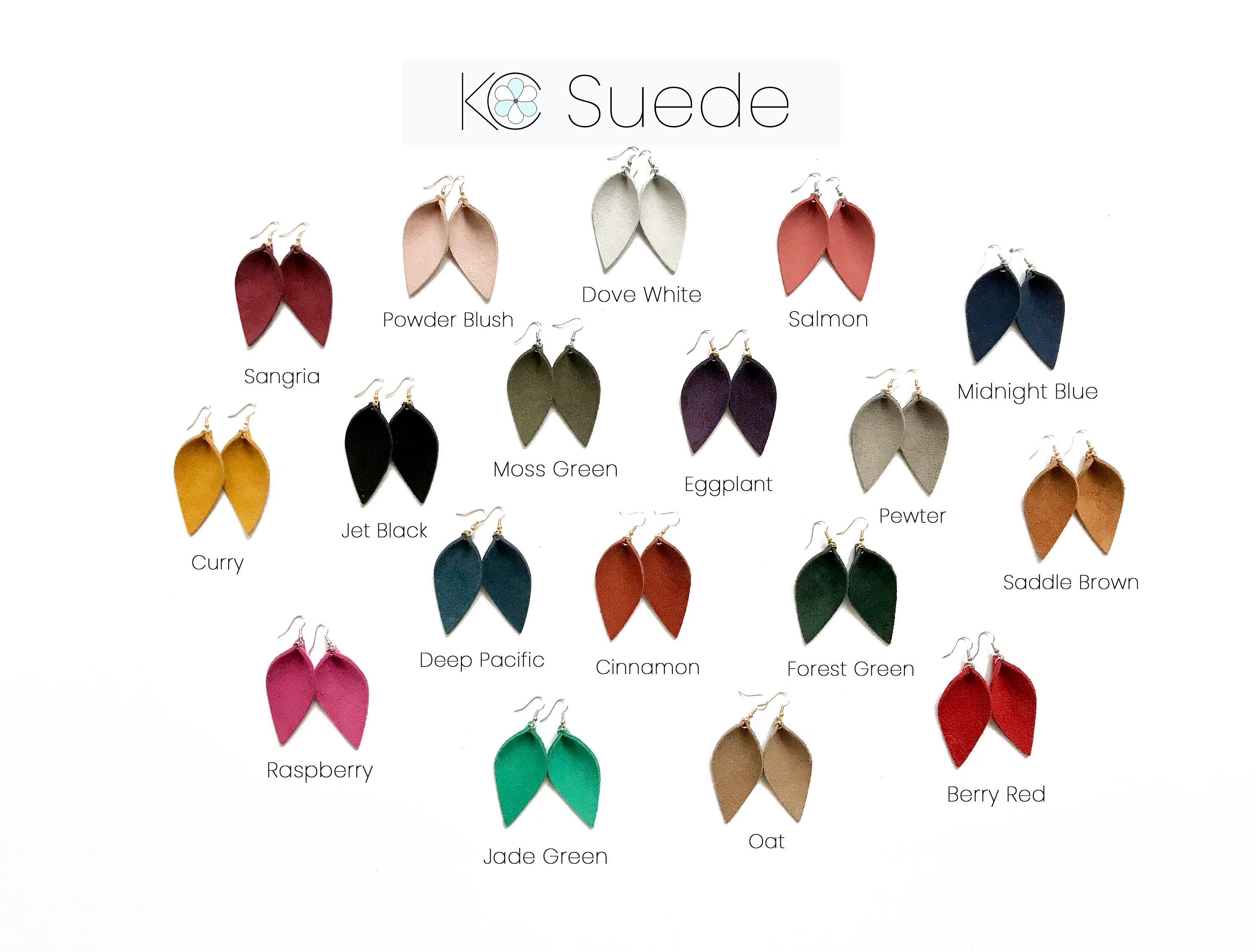 Pink Poppy Leopard Premium Leather Earrings You Choose Single | Etsy