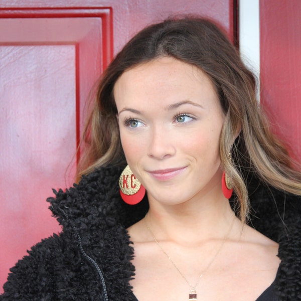 Chiefs Earrings - Etsy
