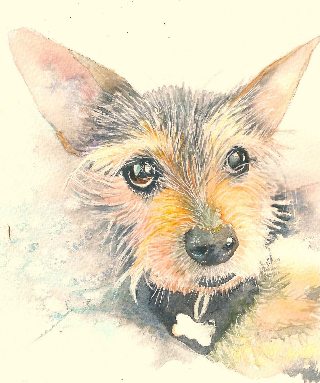 Terrier Print Dog Art Watercolour Print Watercolour Art Countryside ...