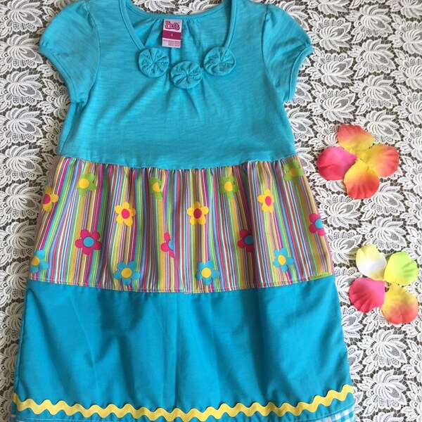 Floral Ric Rac Dress - Etsy