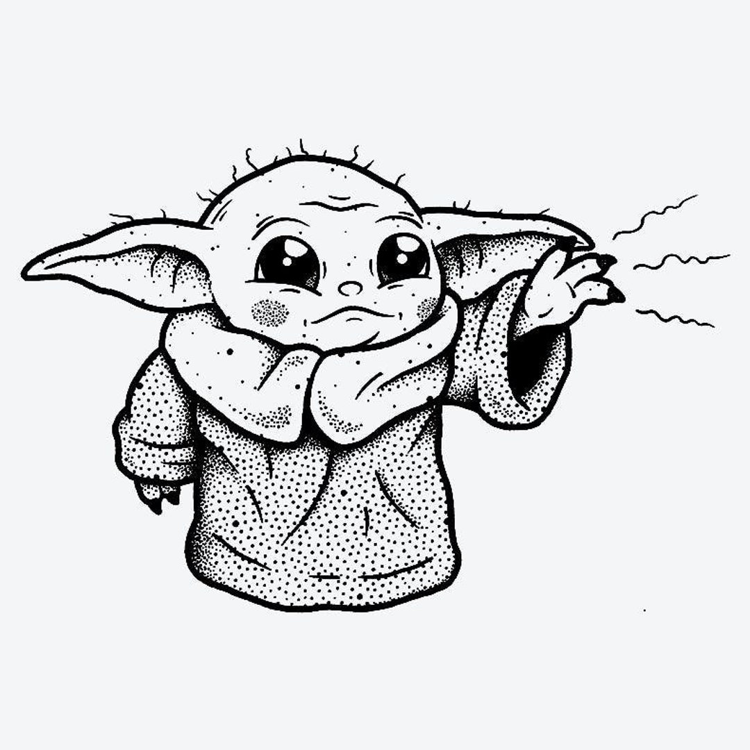 Baby Yoda Child Grogu Temporary Tattoo Fake Tattoos - Etsy UK