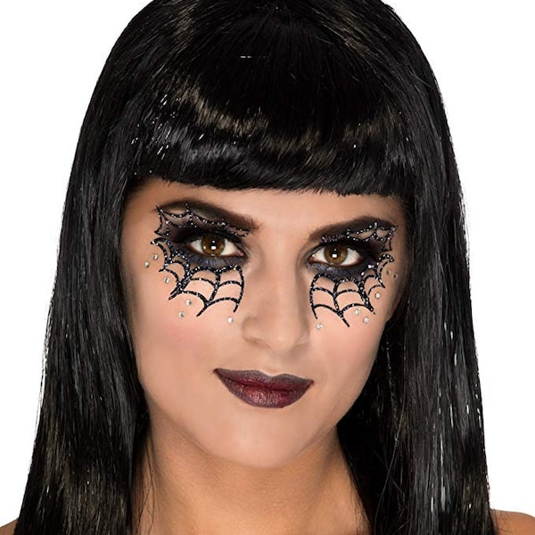 Spider Web Face Tattoo - Etsy