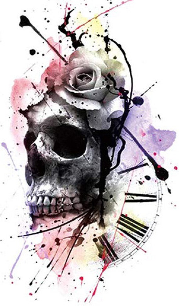 Abstract Skull Tattoo