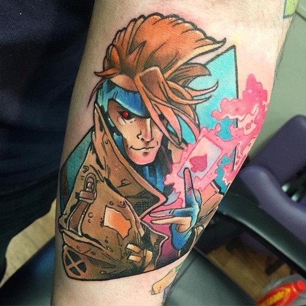 X Men Tattoo Gambit