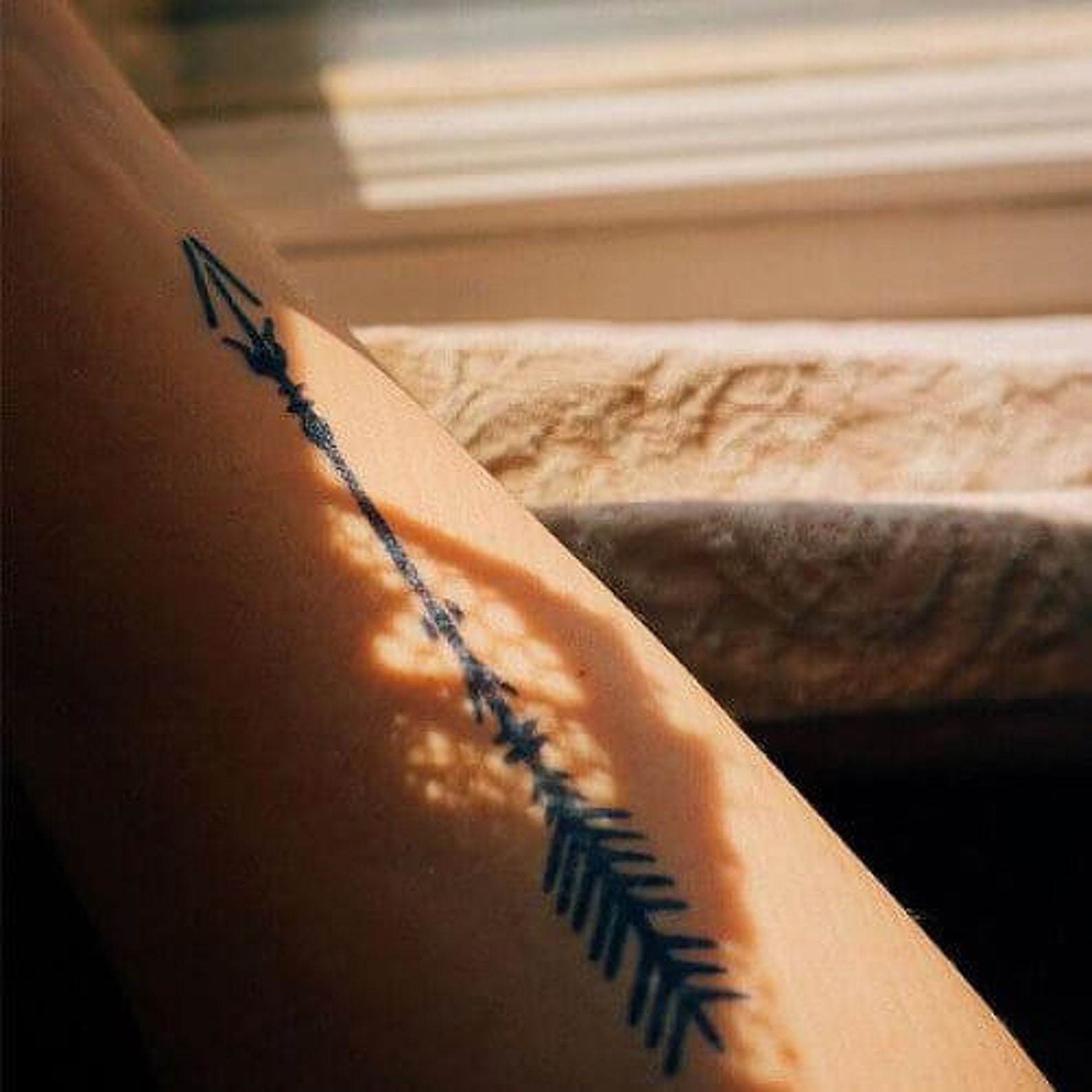 Arrow Temporary Tattoo Fake Tattoos - Etsy