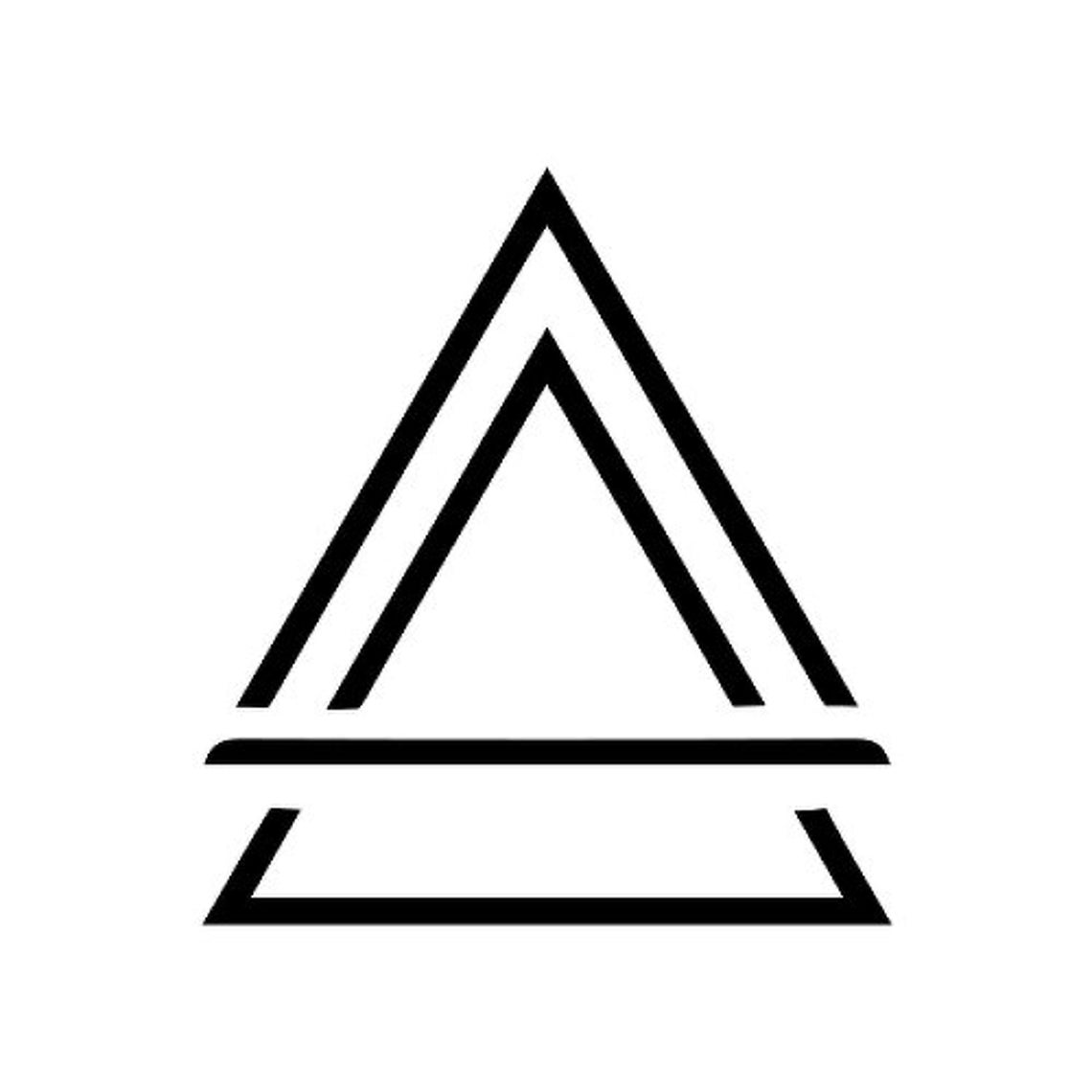 Triangle Geometric Temporary Tattoo - Etsy Canada