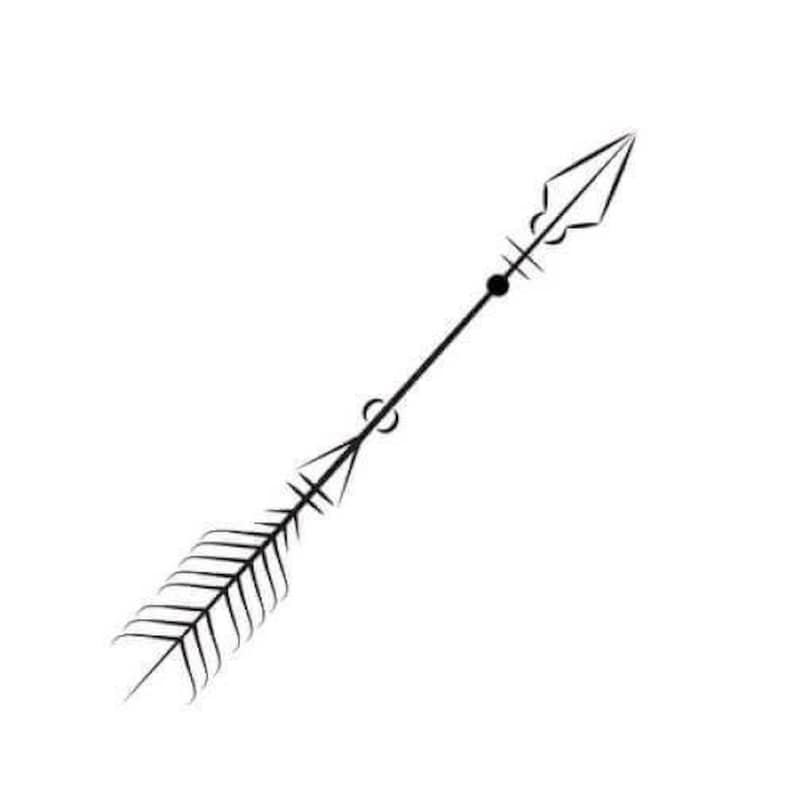 Arrow Temporary Tattoo Fake Tattoos - Etsy
