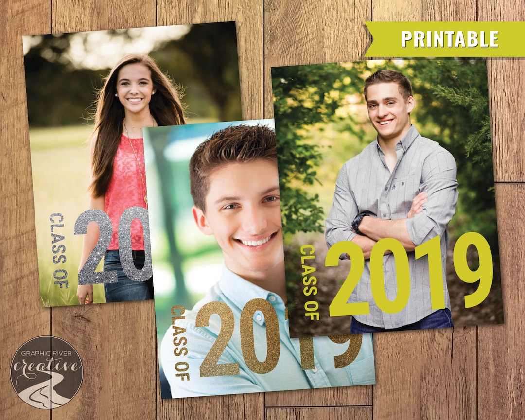 PRINTABLE Personalized Grad Yard Sign, Custom Graduation Sign, Class of ...