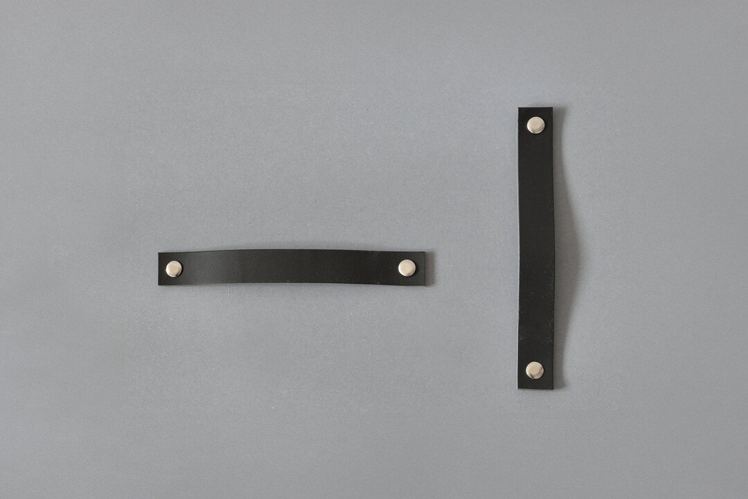 Sliding Door Handles Black Leather / Lade #1 / Double-sided Door ...