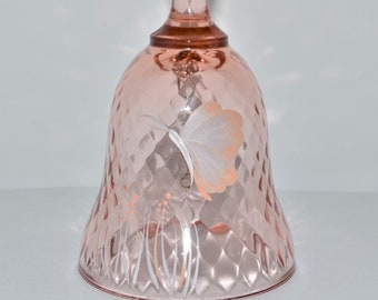 Fenton Pink Bell - Etsy