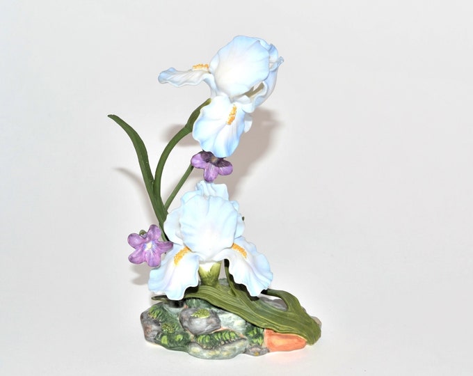 Lenox Flower Sculpture Iris Germanica Fine Bone Porcelain China Flower ...