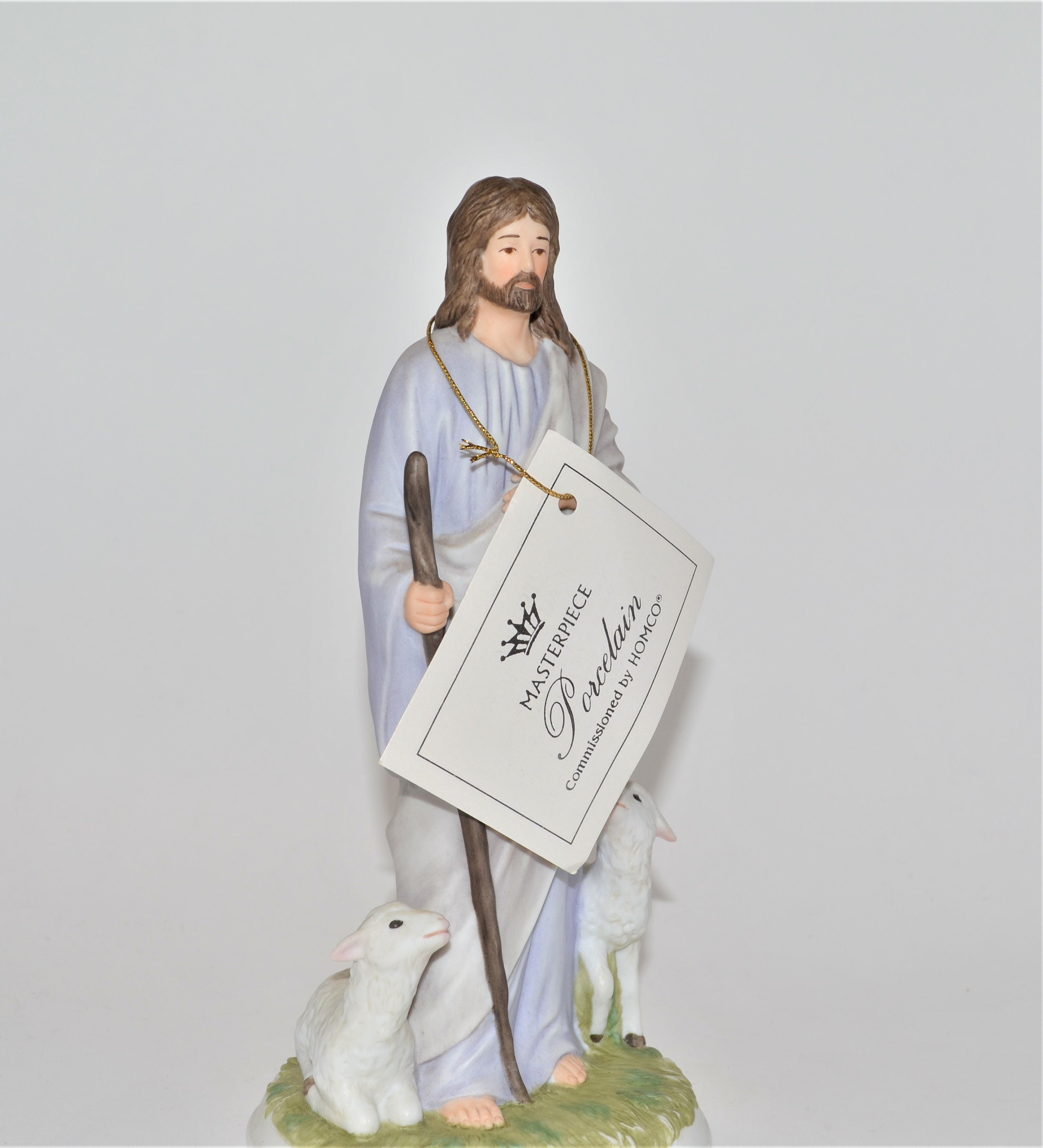 Homco Home Interiors Masterpiece Porcelain Collectible Figurine Jesus ...