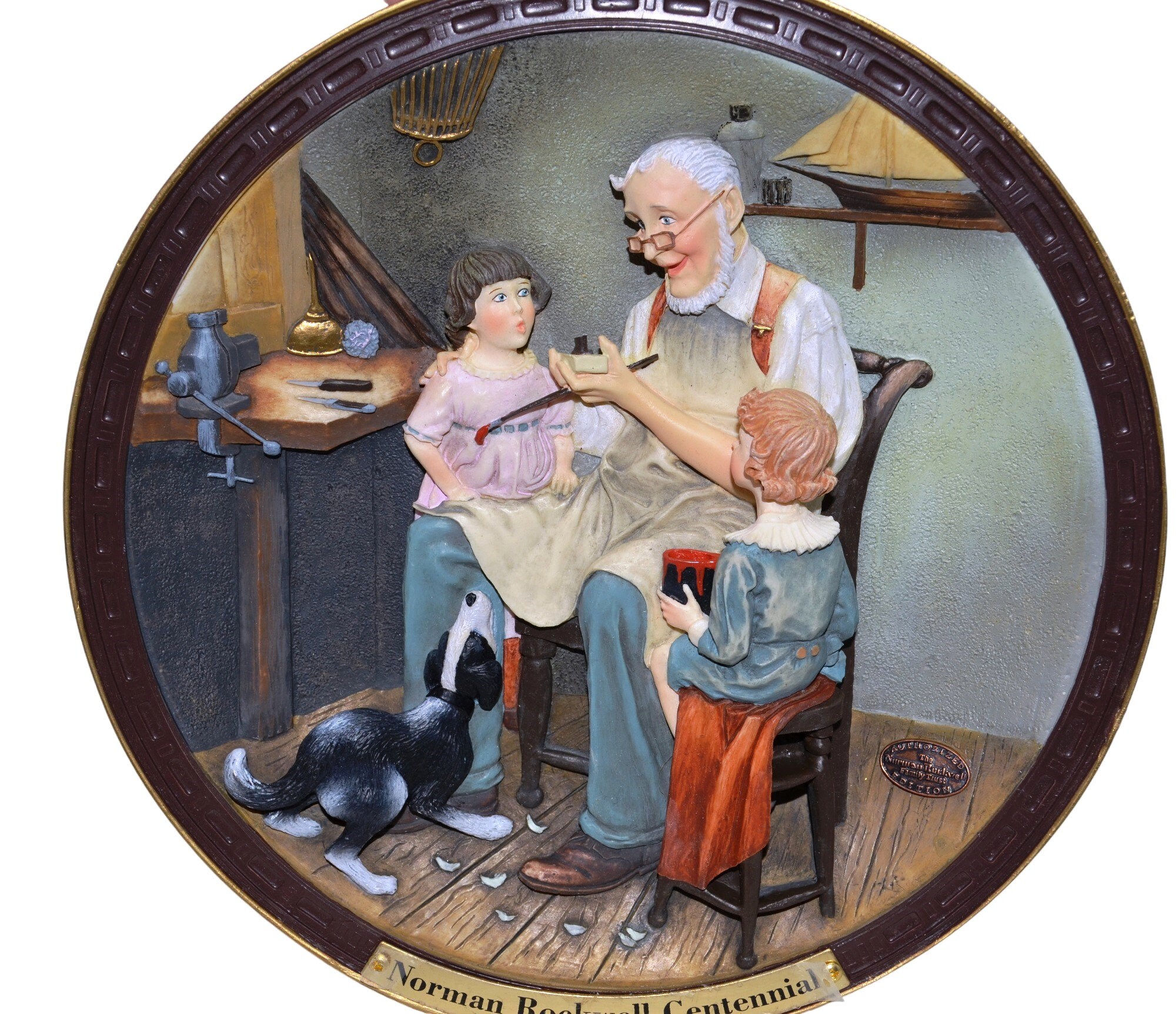 Norman Rockwell 1994 Centennial Plate 3D Bradex Plate the Toy Maker Plate Number 9158B NIB - Etsy