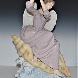O'well Grandeur Noel Collector's Edition Porcelain Angel Conch Seashell ...