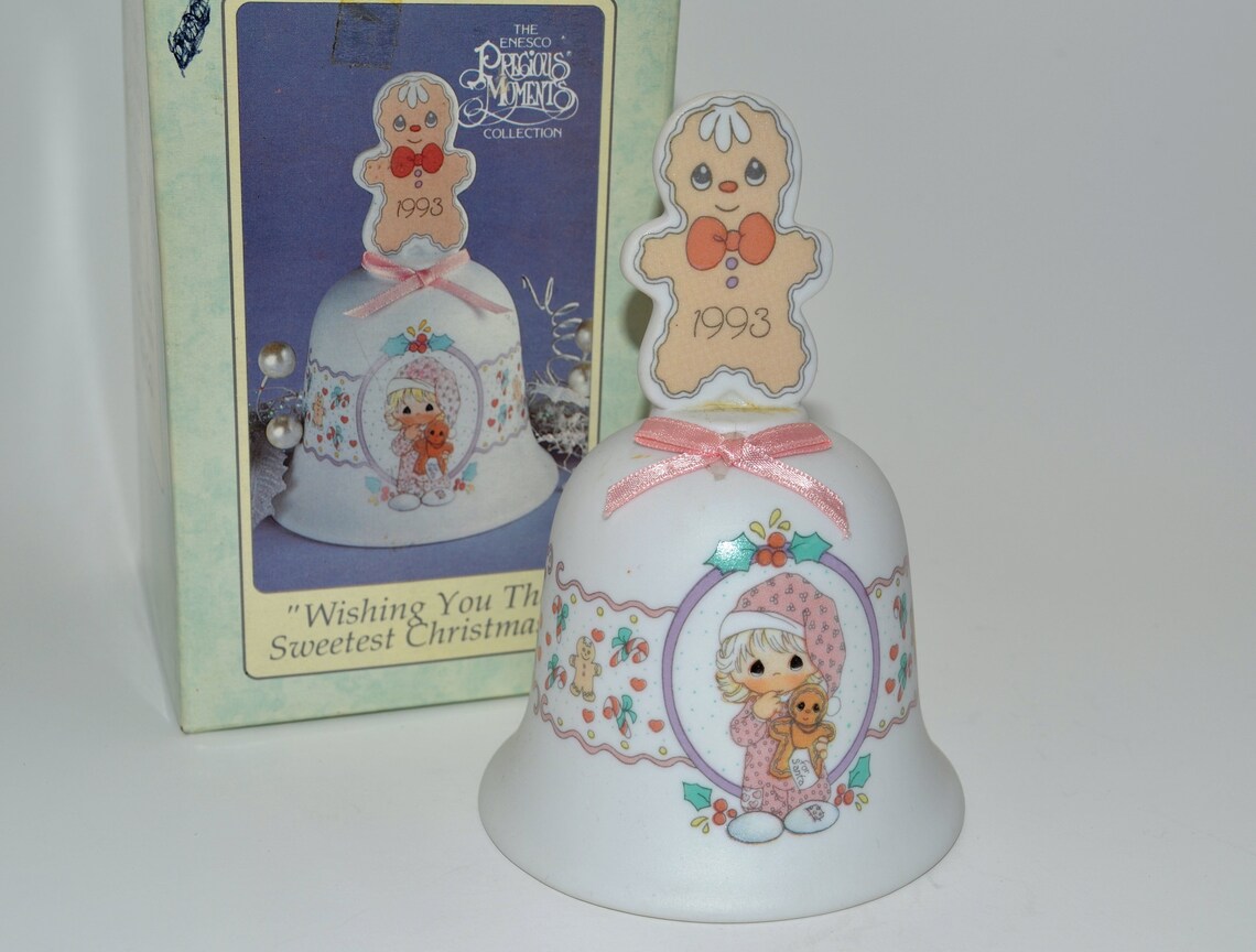 Vintage Enesco Precious Moments wishing You the Sweetest - Etsy