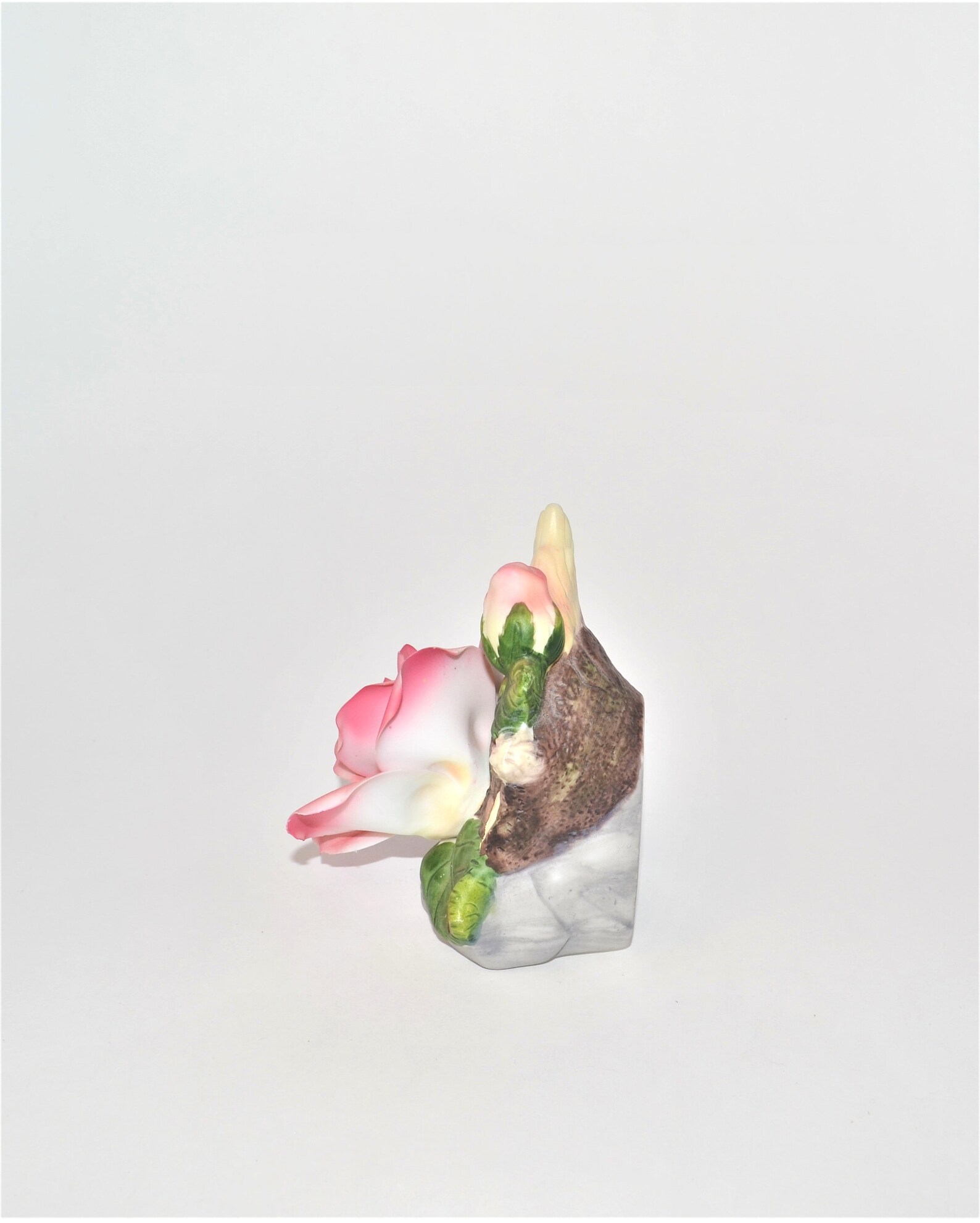 Porcelain Capodimonte Style Lighted Pink Rose Night Light Cover - Etsy