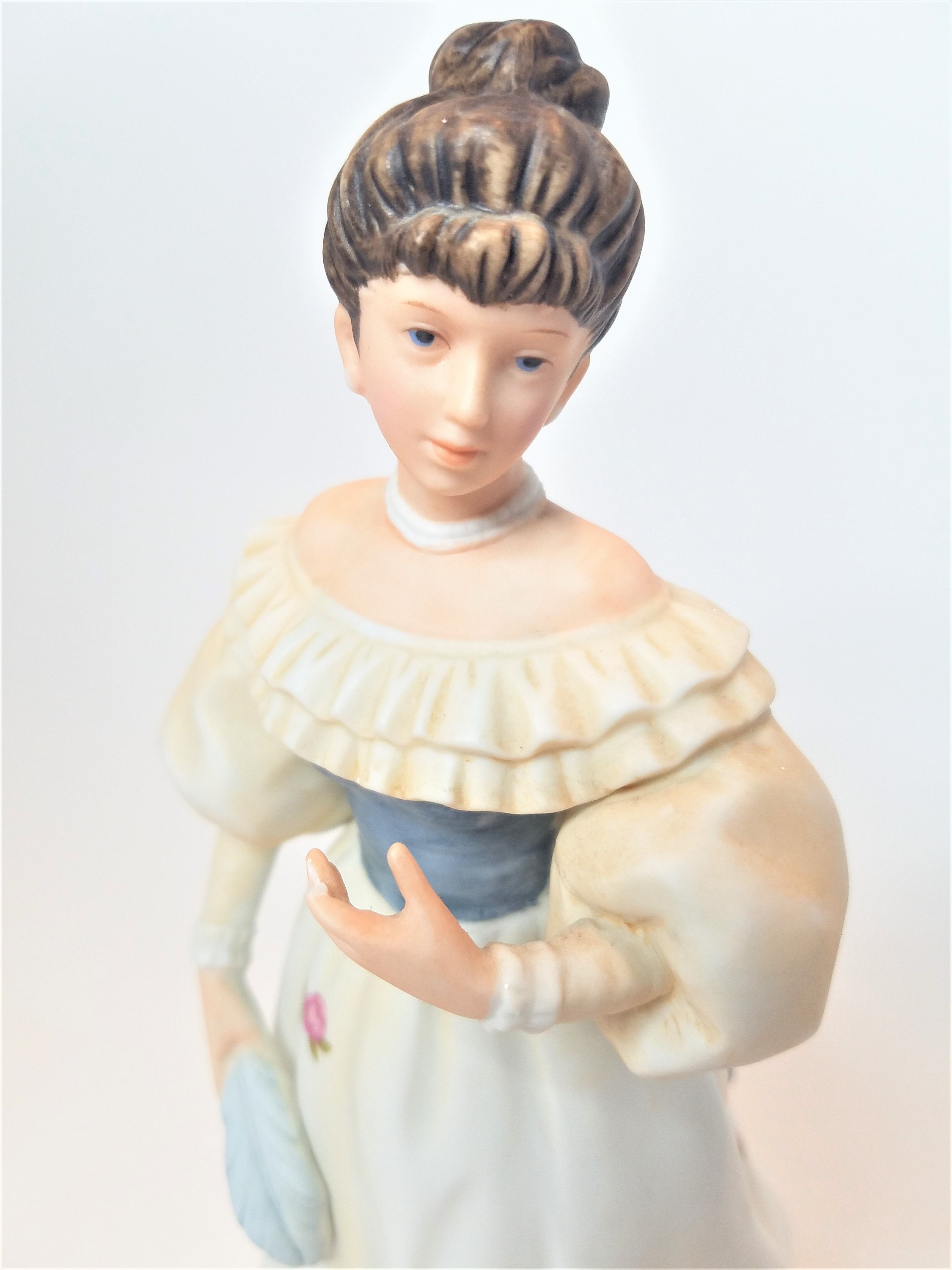 Vintage Homco 1980s Porcelain Collectible Figurine Victorian - Etsy