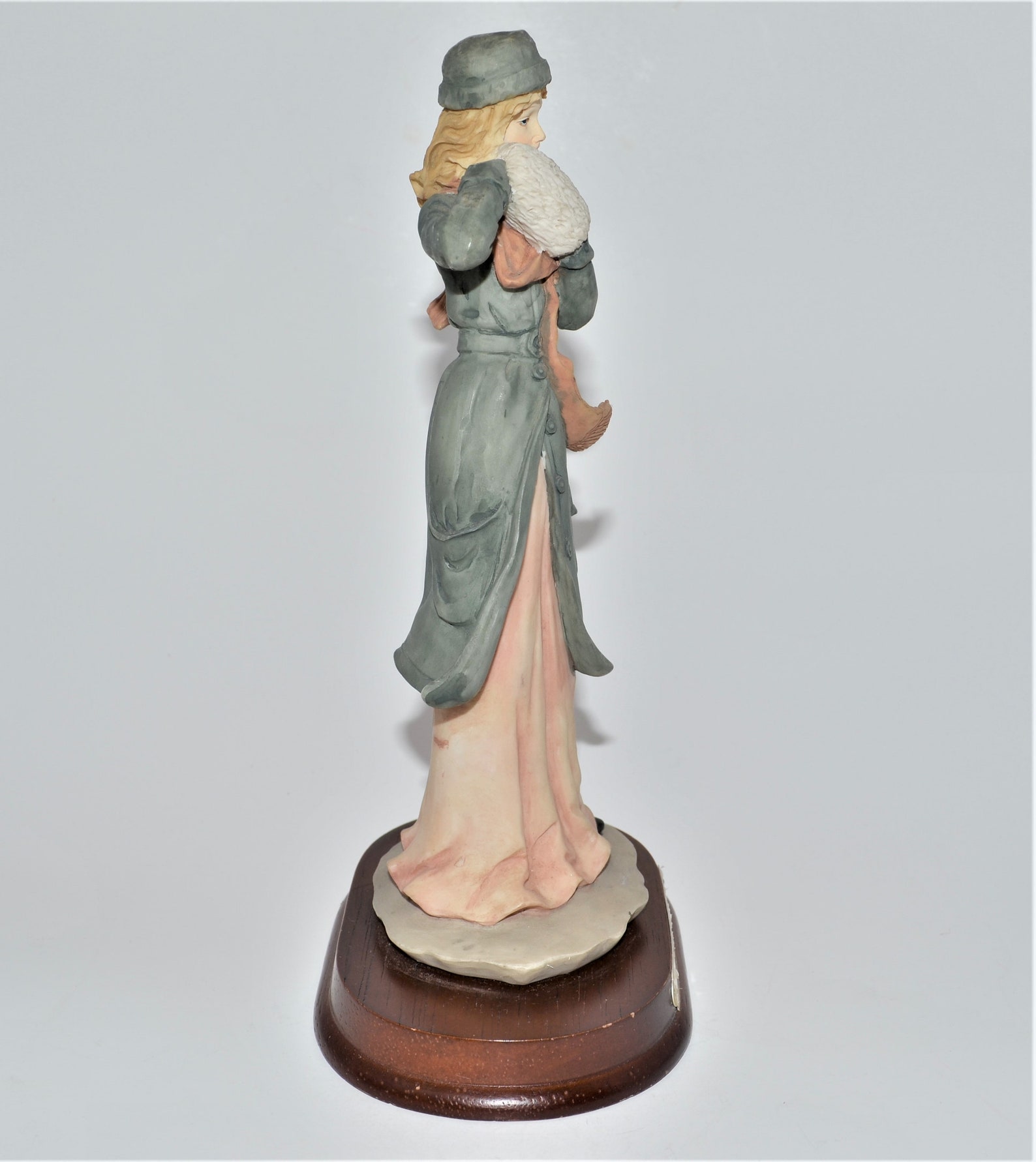 La Verona Collection Figurine Edwardian Young Lady With Muff - Etsy