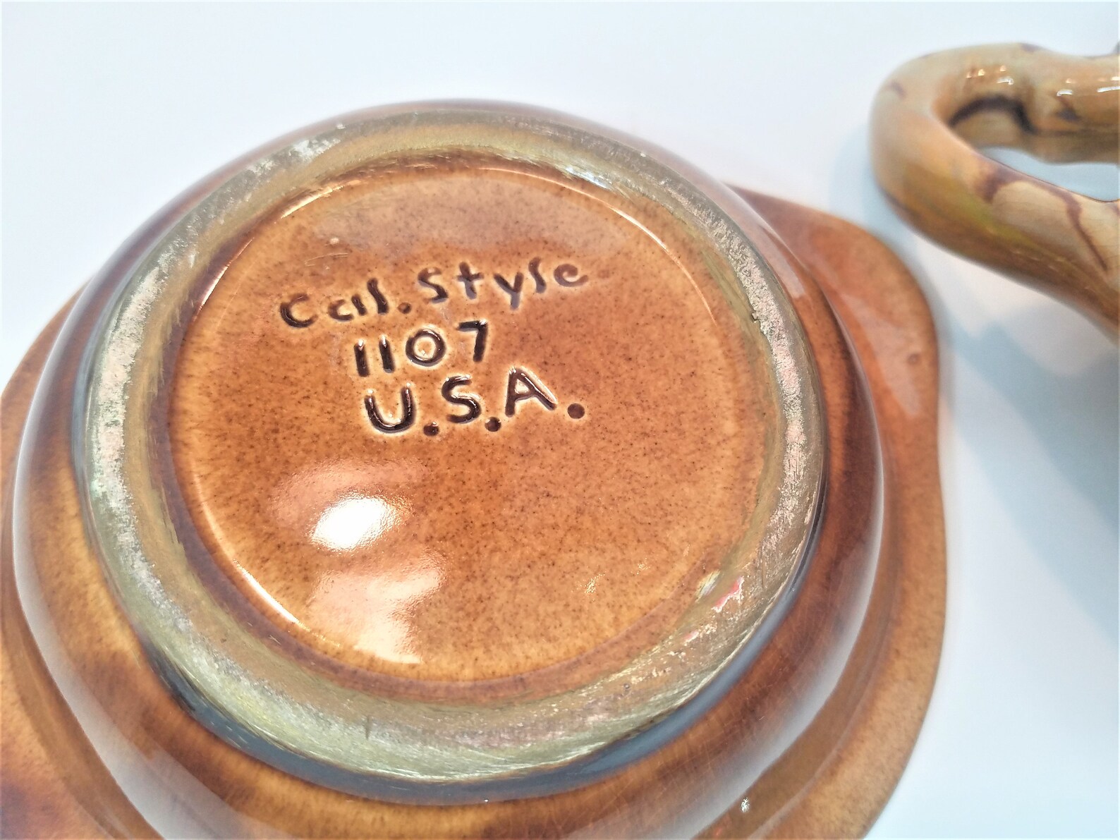 Mid Century Modern Cal Style 1107 USA Pottery Ceramic Pitcher and ...