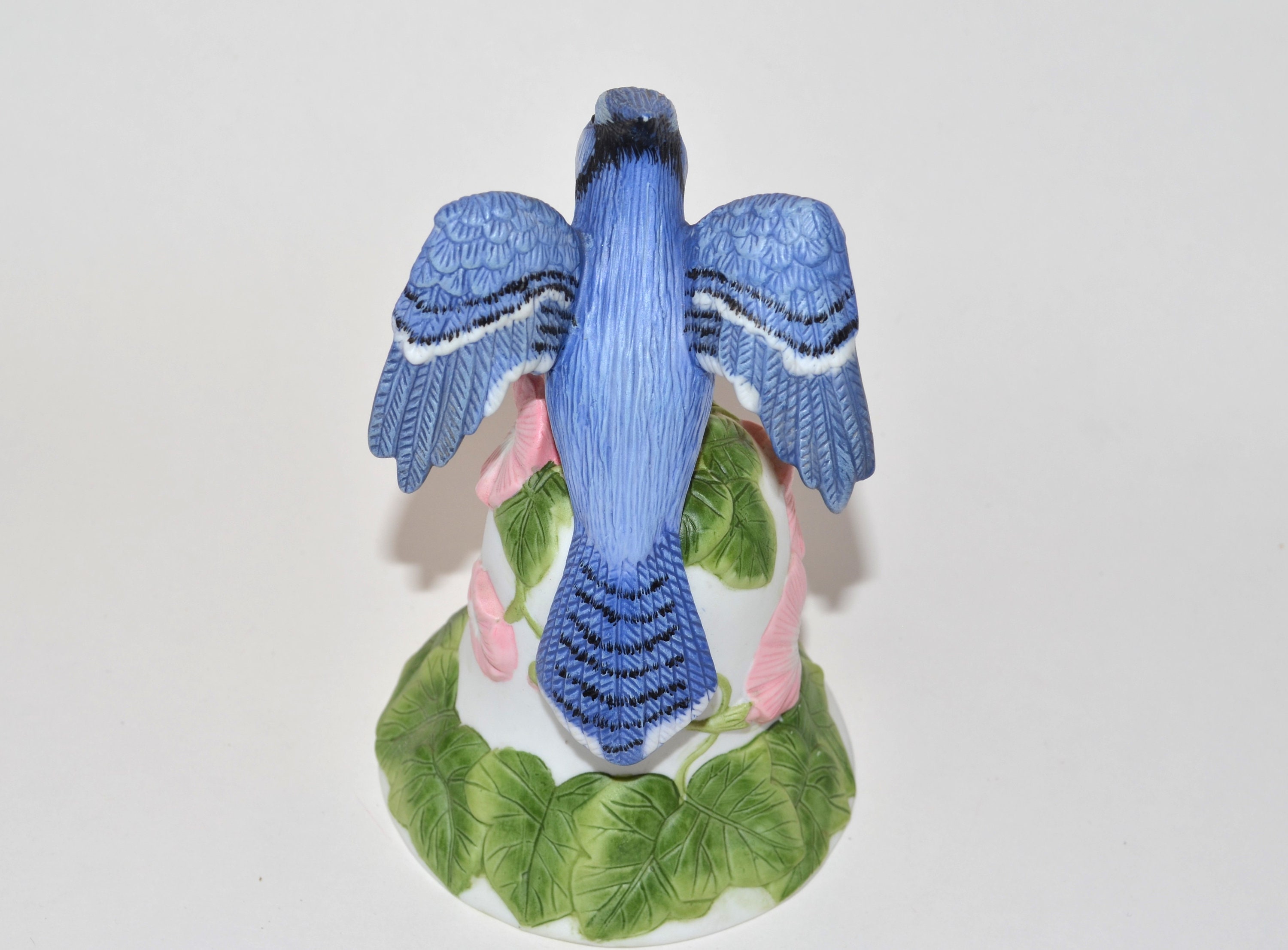 Avon Vintage 2001 Porcelain Bluejay & Spring Blossom Bell Collector ...