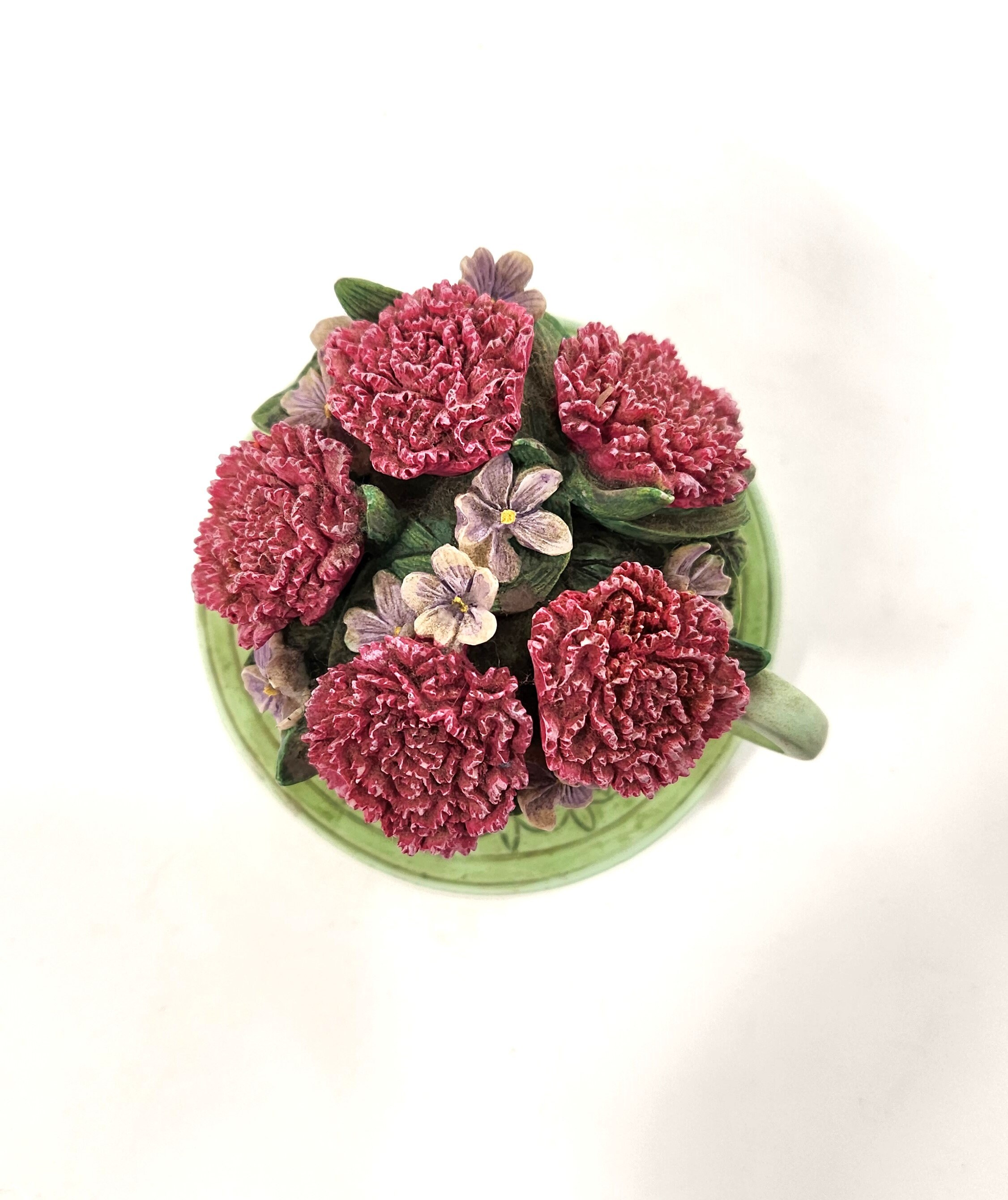 Avon Flower of the Month Teacup Musical June Carnations With Violets ...