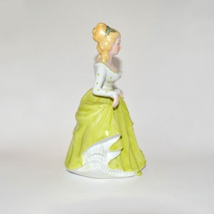 Vintage Victorian Lady Dancing Curtsey Collection Figurine Polka Dot ...