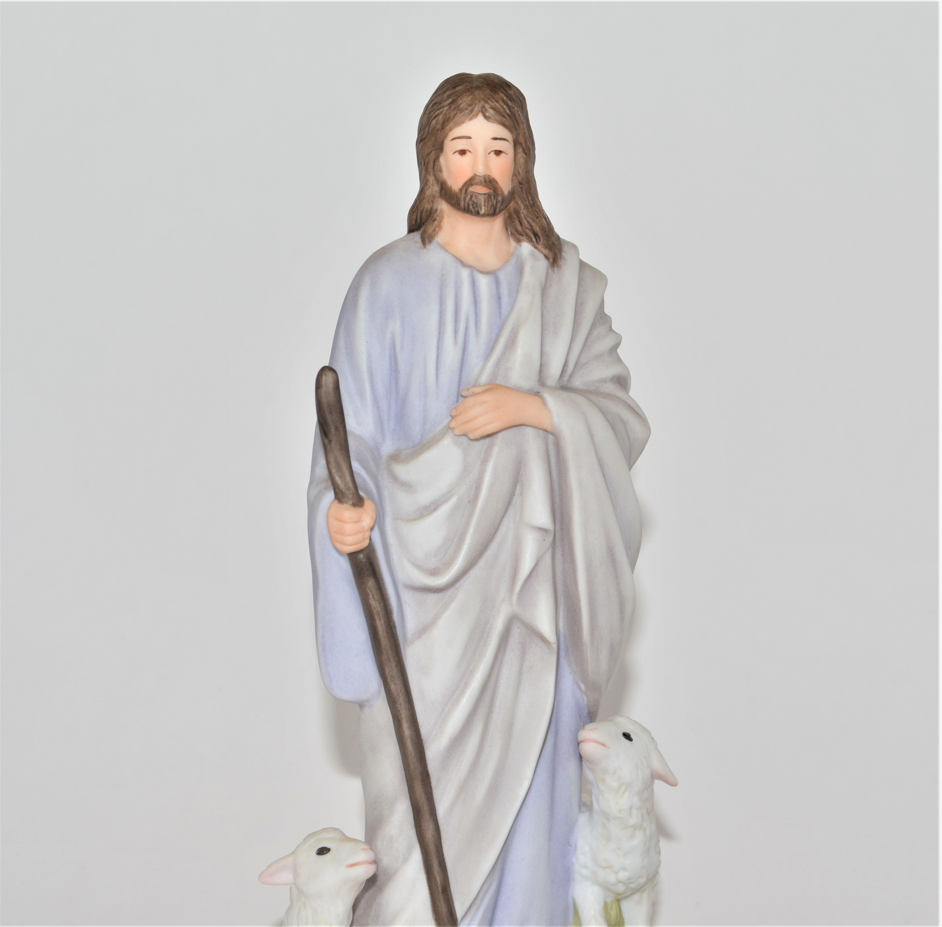 Homco Home Interiors Masterpiece Porcelain Collectible Figurine Jesus ...