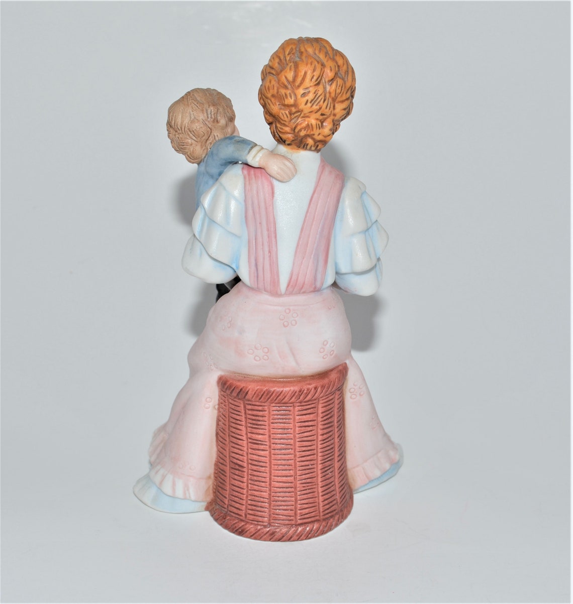 Vintage Homco 1980s Porcelain Collectible Figurine Victorian Mother and ...