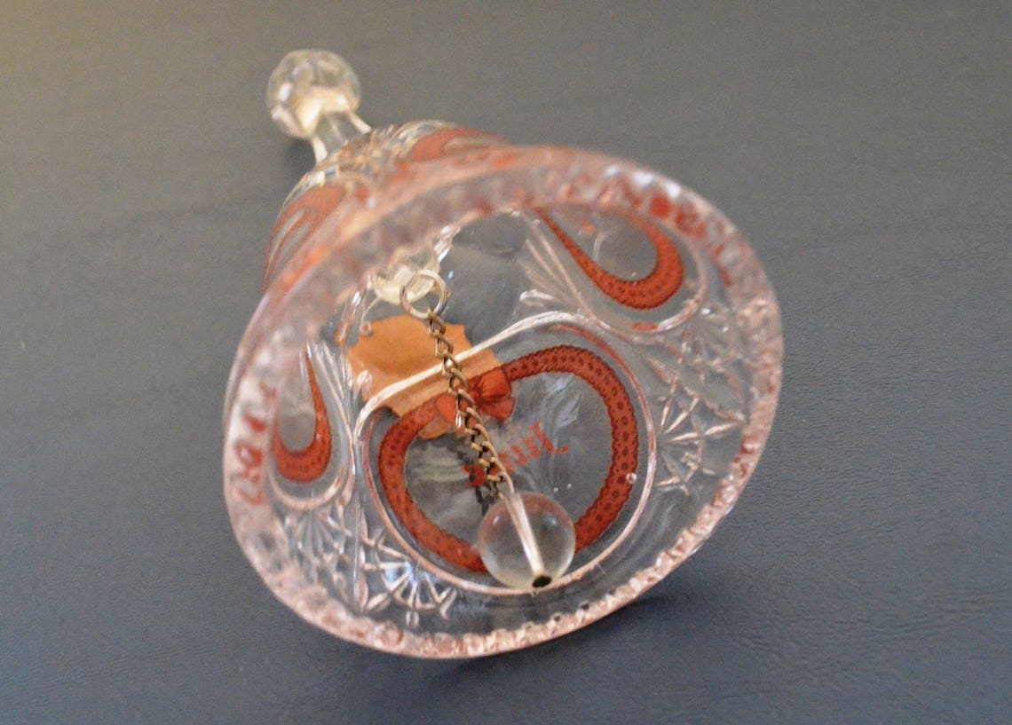Vintage Artmark 24% Lead Crystal june Bell 5 - Etsy