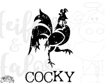 Rooster decals | Etsy