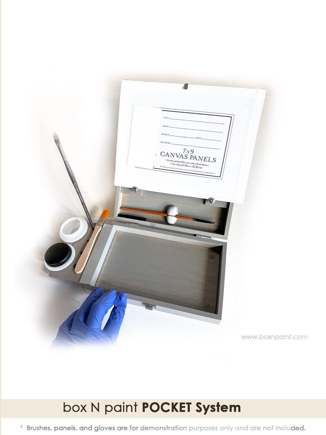 Compact Plein Air Kit: Box N Paint POCKET System - Artist Easel - Etsy