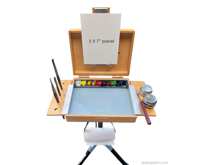 Pochade Box for Plein Air Painting. Oil Painting Box, Outdoor Painting ...