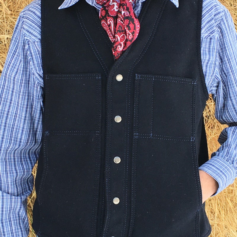 Navy Blue Vest - Etsy