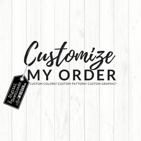 Customize My Order Custom Color Custom Pattern or | Etsy