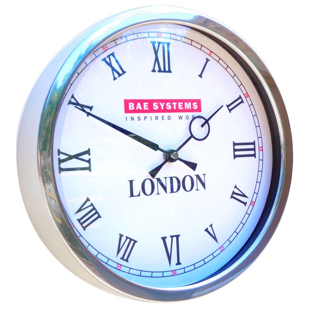 Personalised Time Zone Metal Cased Wall Clocks 4 Dial Designs - Etsy