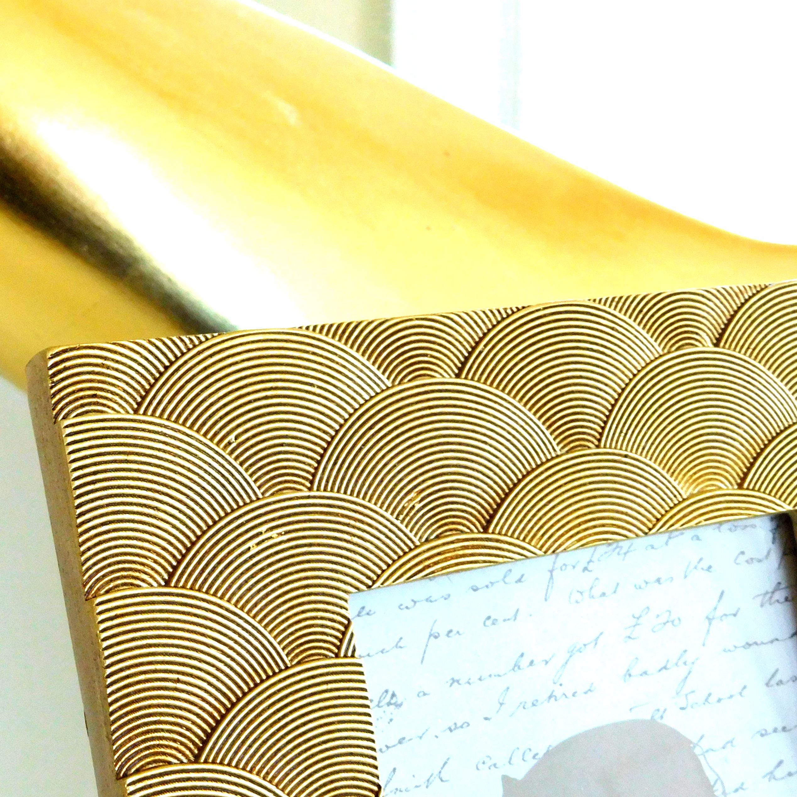 Art Deco Photo Picture Frames Gold Fan Two Sizes - Etsy