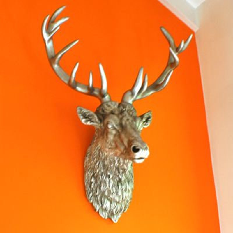 Large Metal Stag Head - Etsy UK