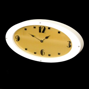 Elliptic Spirit Large Mantel Desk Clock Art Deco Inspired - Etsy