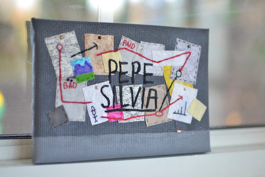 Pepe Silvia - It's Always Sunny in Philadelphia - Embroidery - Etsy