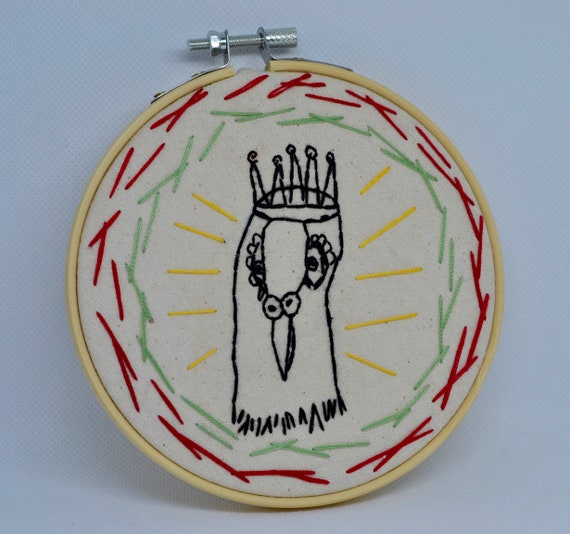Hereditary Hail Paimon Embroidery | Etsy