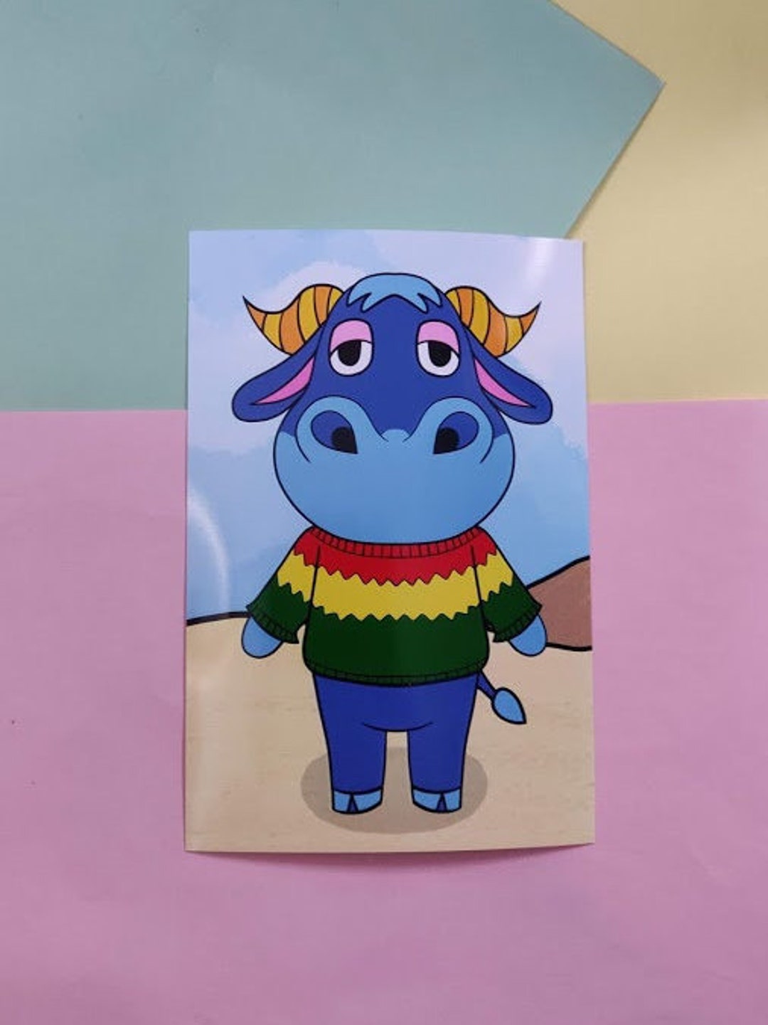 Animal Crossing New Horizons Stu 4 by 6 Print - Etsy