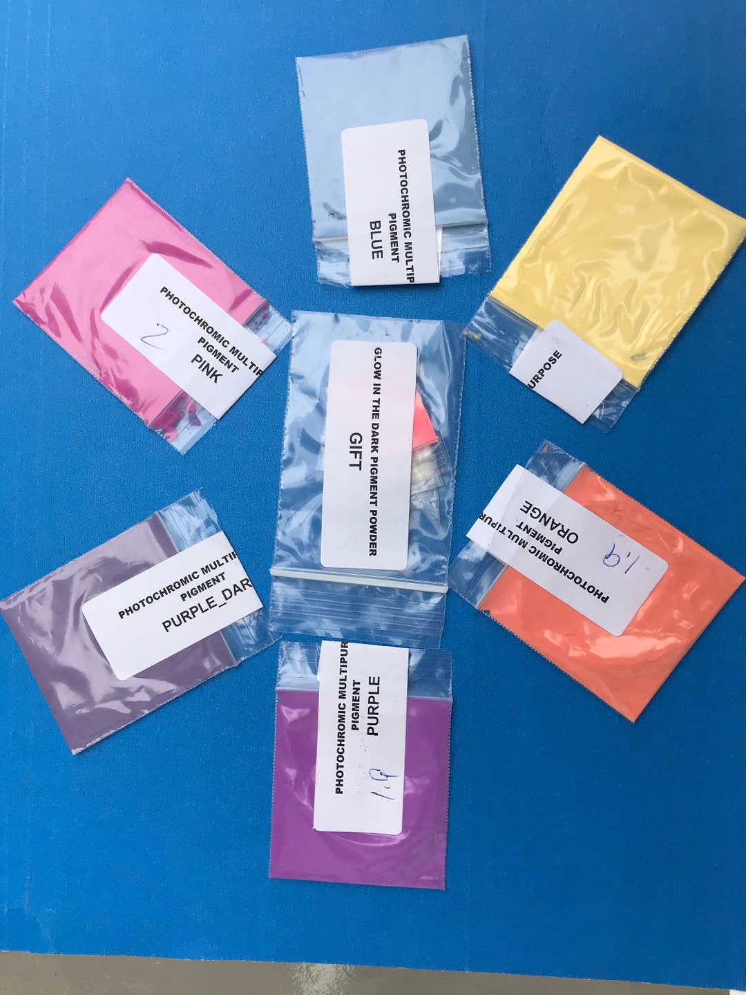 Photochromic UV (solar) Activated Color Change Pigment. - Etsy