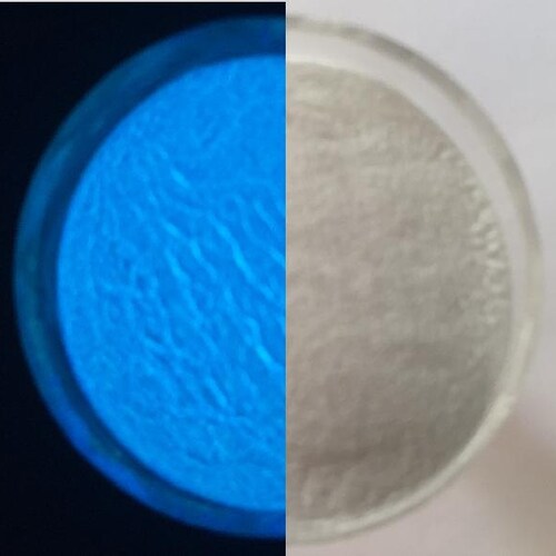 Aqua Glow in the Dark Neon Pigment Powder | Etsy