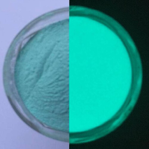 GREEN Glow in the Dark Neon Pigment Powder - Etsy